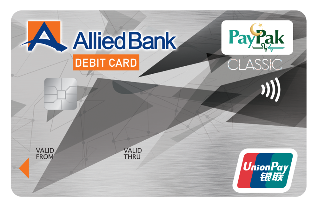 Allied UnionPay PayPak Classic Debit Card – Allied Bank