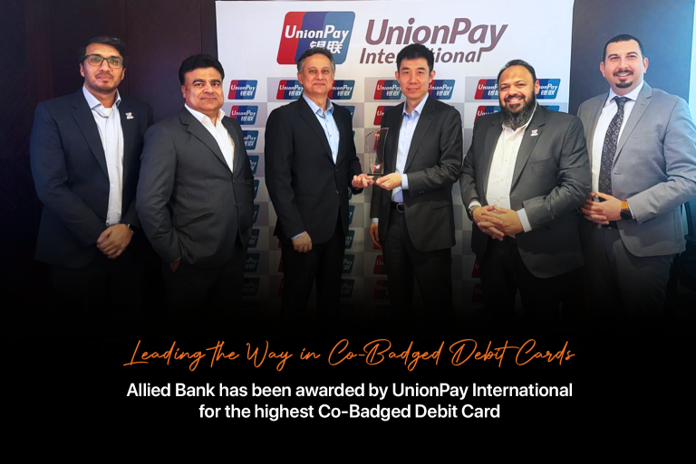 Allied Bank Wins UnionPay Award for Co-Badged Debit Cards